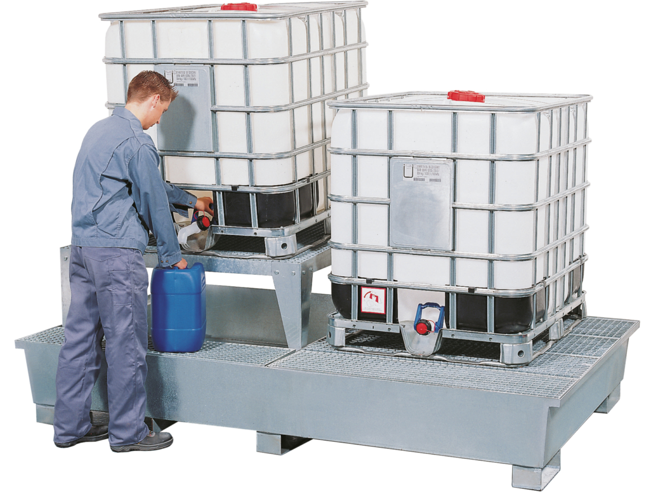 IBC stations made of steel - asecos configurator