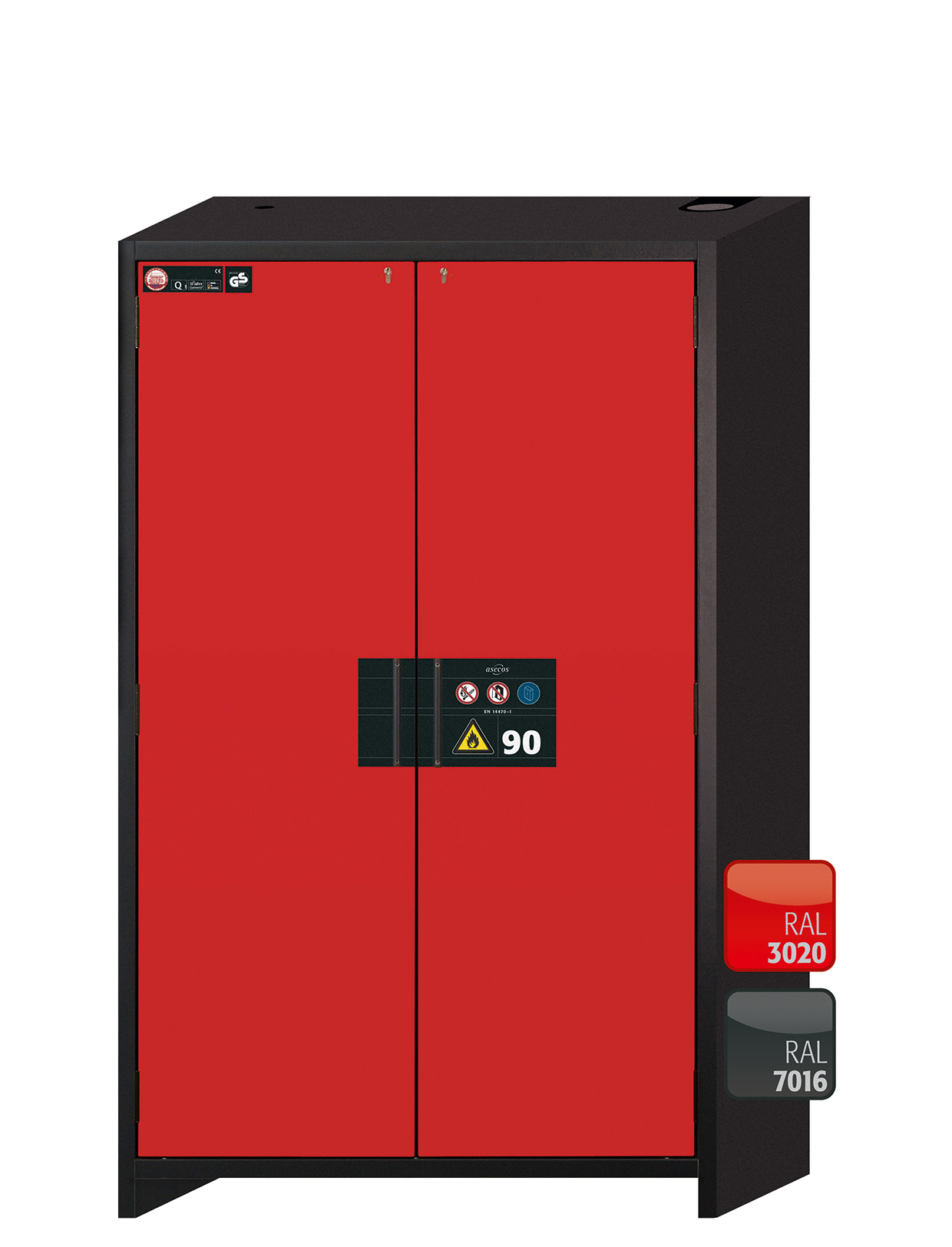 safety storage cabinet Q90.195.120 - 30001-046-33647 - asecos configurator