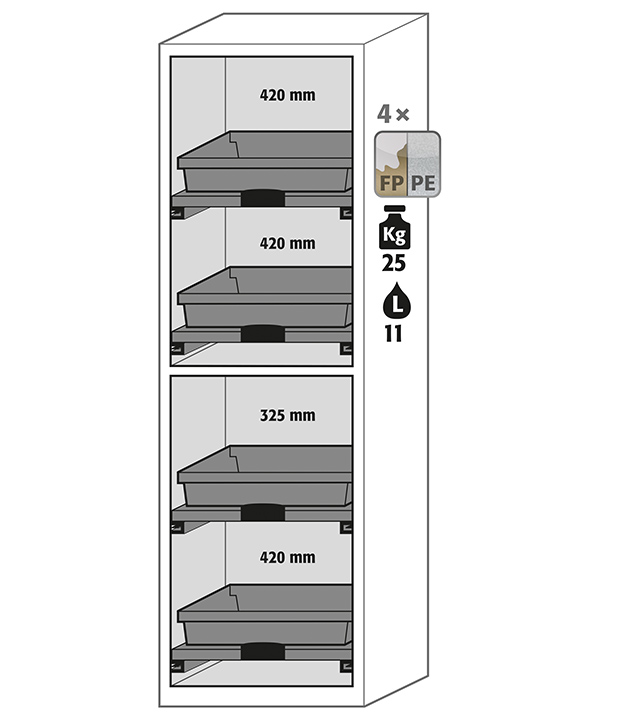 recirculating air filter storage cabinet SLX.230.060.MH - 32939-001 ...