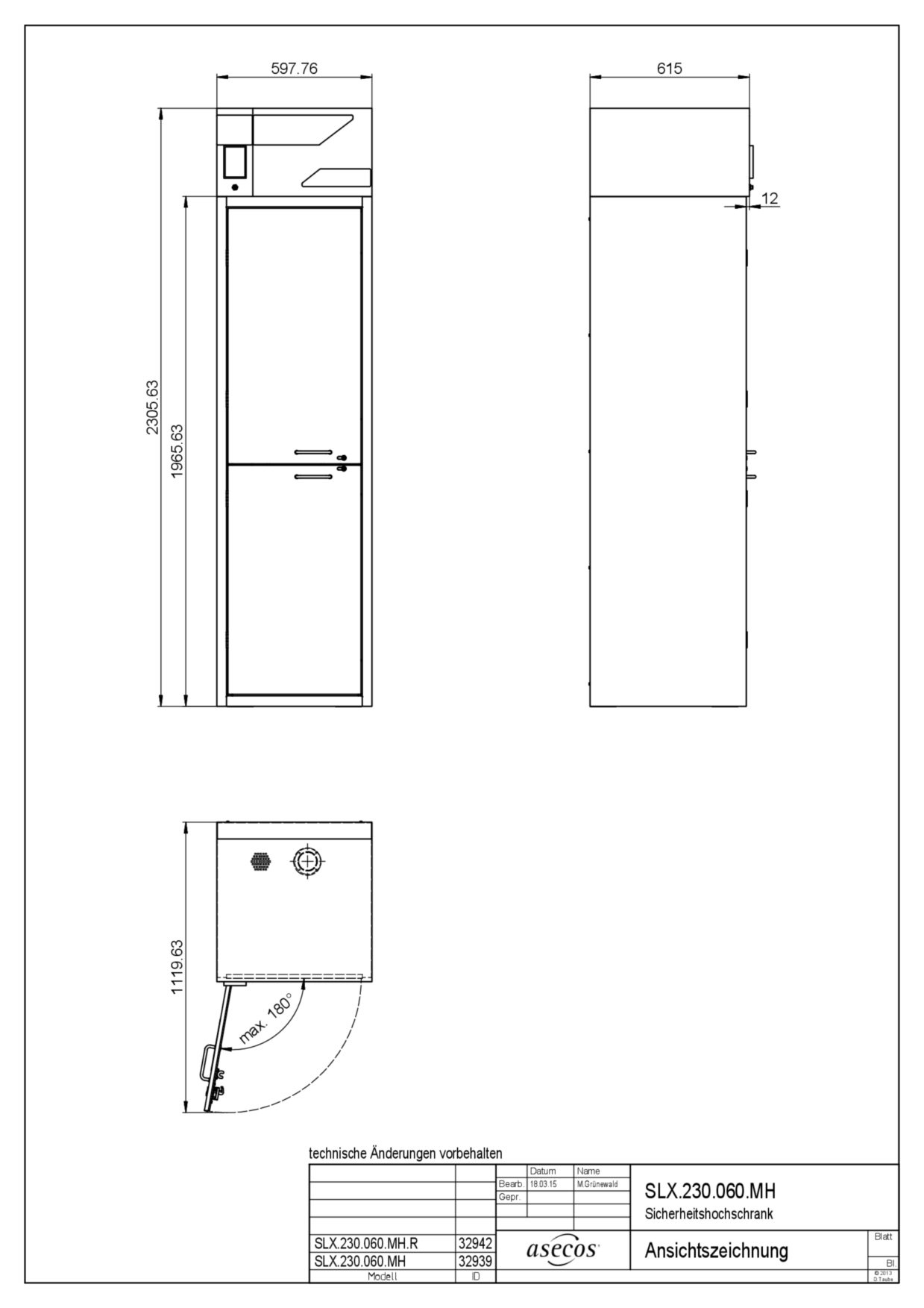 recirculating air filter storage cabinet SLX.230.060.MH - 32939-001 ...