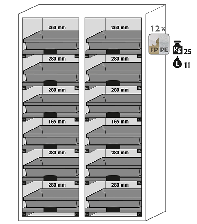 recirculating air filter storage cabinet SLX.230.120.MV - 32936-001 ...