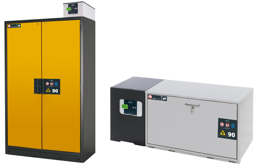 Recirculating air filter systems - asecos configurator