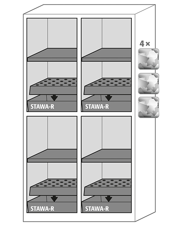 recirculating air filter storage cabinet CX.229.105.MM.4WD - 32933-050 ...