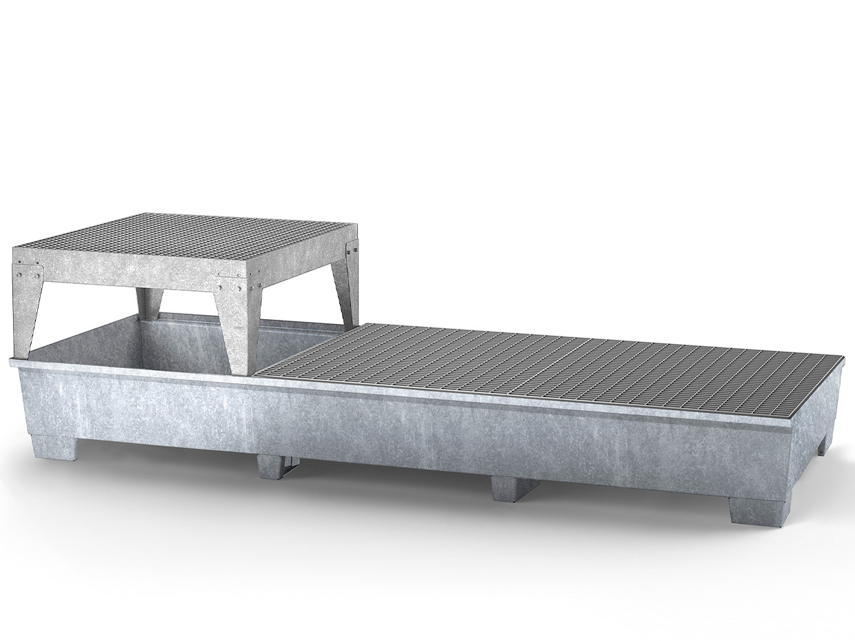 Station IBC en acier - asecos configuratuer