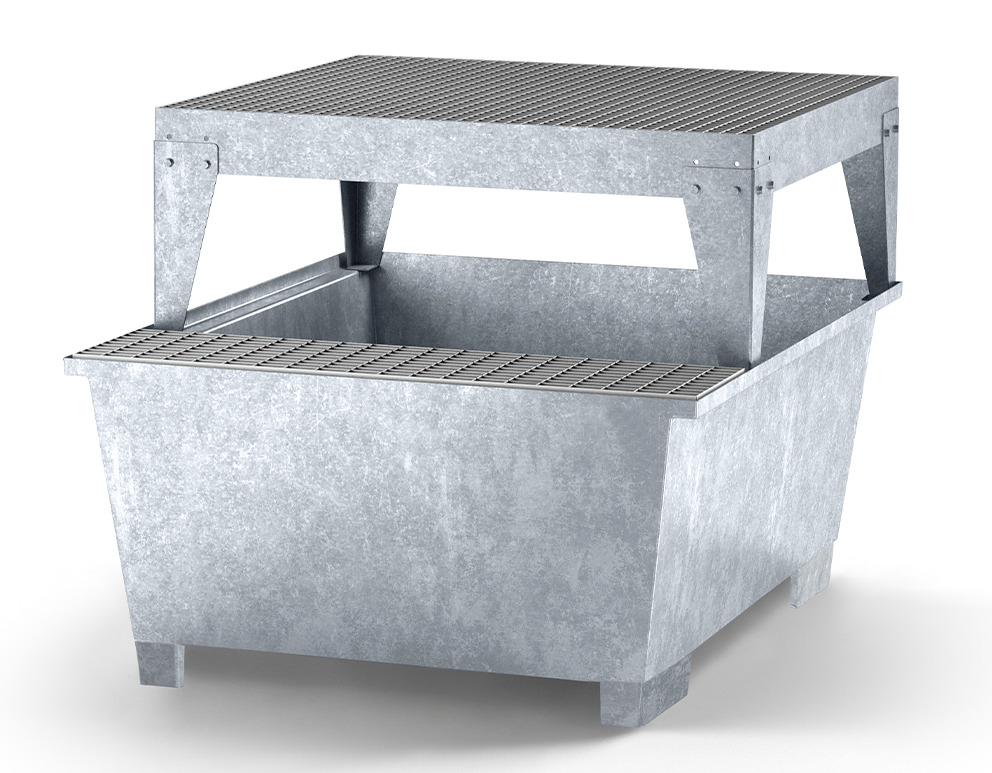 Station IBC en acier - asecos configuratuer