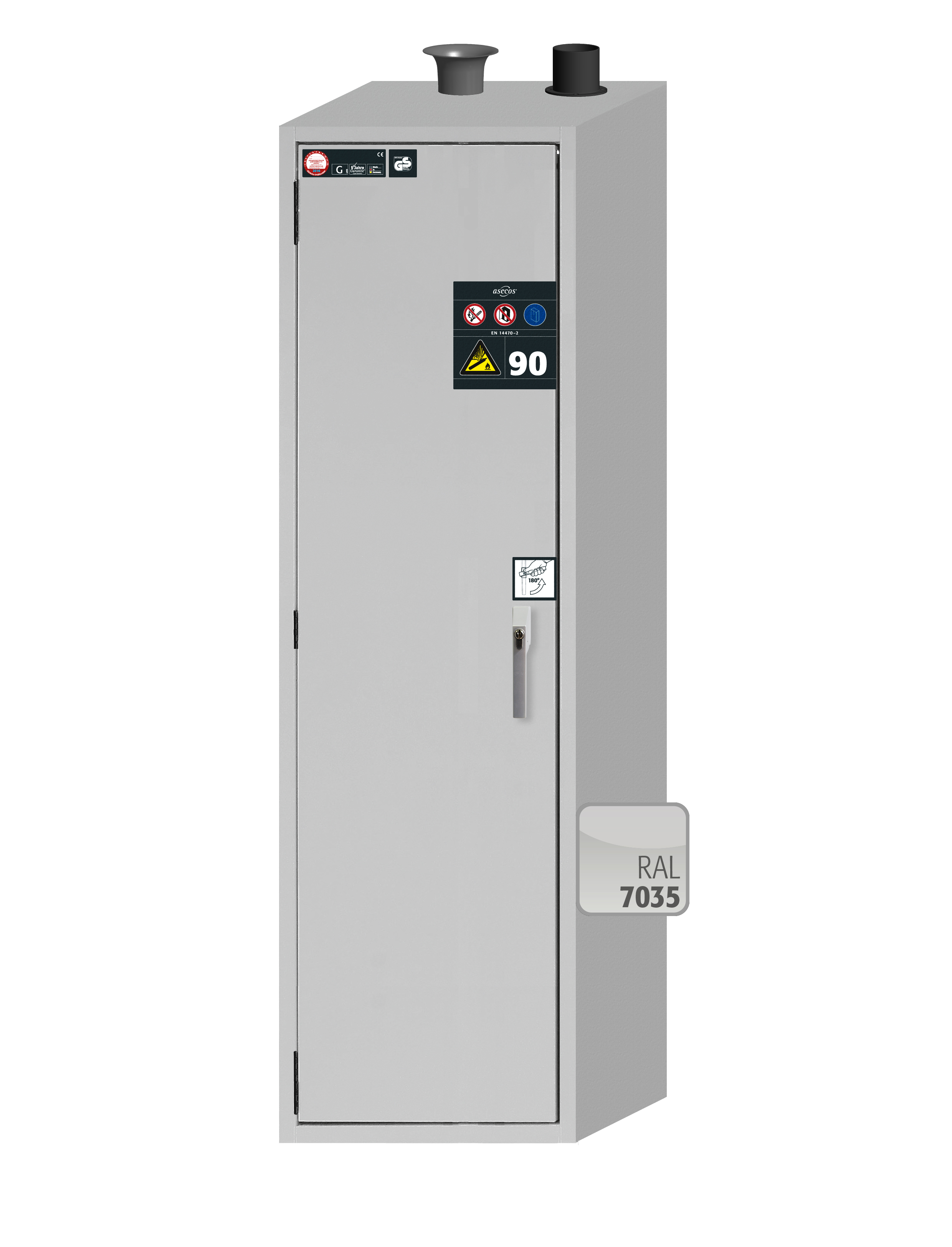 armoire pour bouteilles de gaz G90.205.060 - 30676-001-30680 - asecos configuratuer